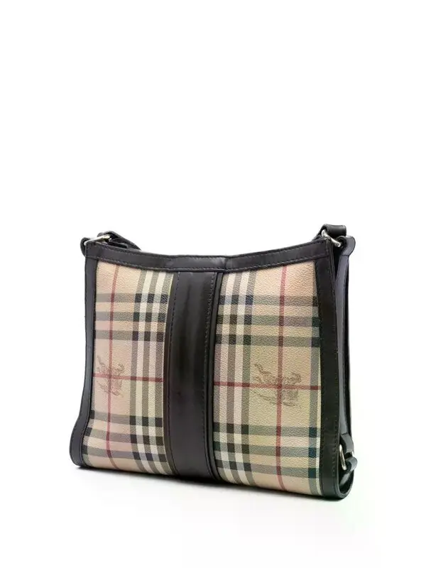 Burberry Haymarket Check Coated Canvas Crossbody Bag
