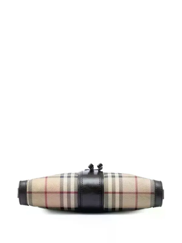 Burberry Haymarket Check Coated Canvas Crossbody Bag