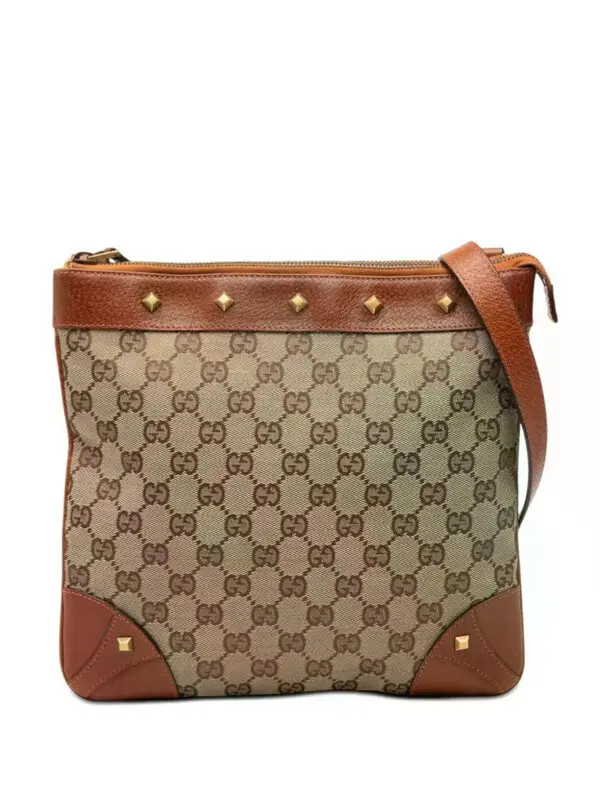 Gucci Gg Canvas Crossbody Bag - Neutrals