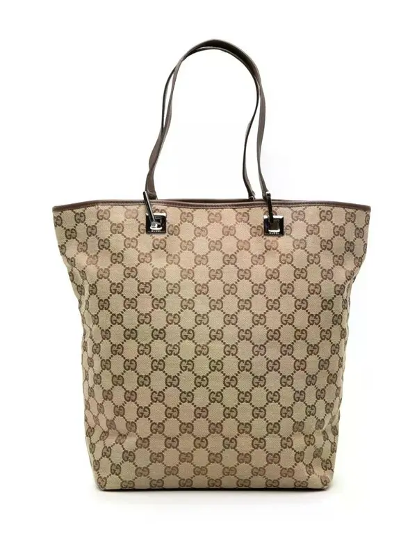 Gucci Gg Canvas Tote Bag - Neutrals