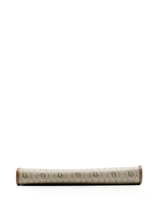 Dior Honeycomb Coated Canvas Chain Shoulder Bag