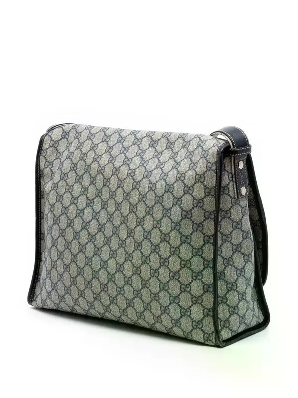 Gucci Gg Supreme Web Messenger Bag