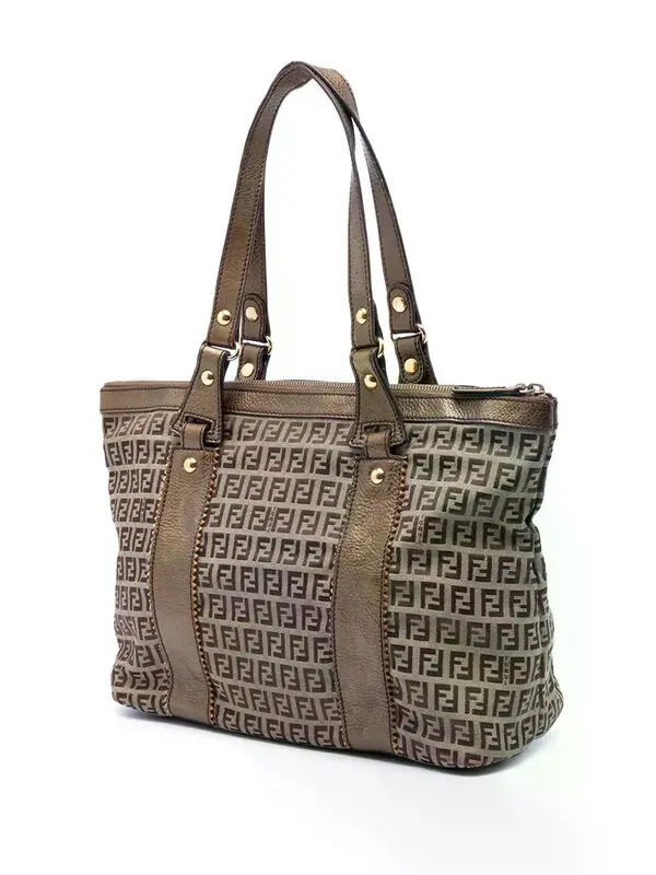 Fendi Zucchino Canvas Tote Bag