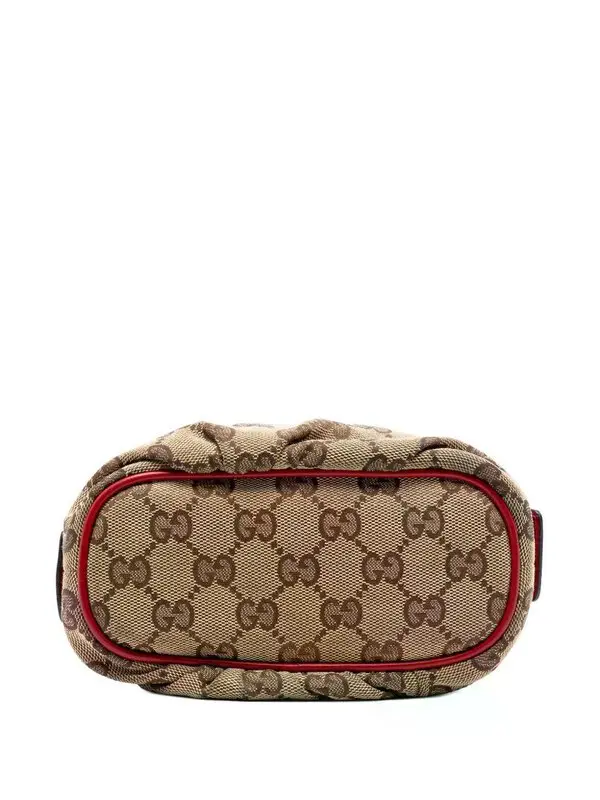 Gucci Gg Canvas Multi Ribbon Pouch Clutch Bag