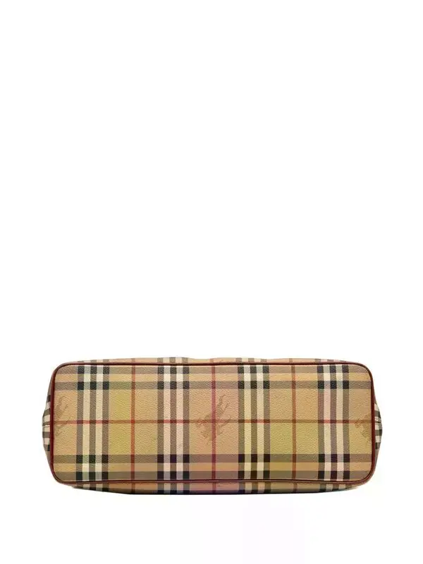 Burberry Haymarket Check Coated Canvas Tote Bag