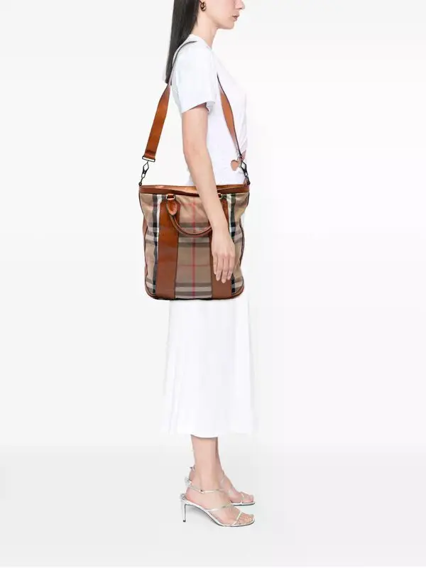 Burberry House Check Canvas Bonington Satchel