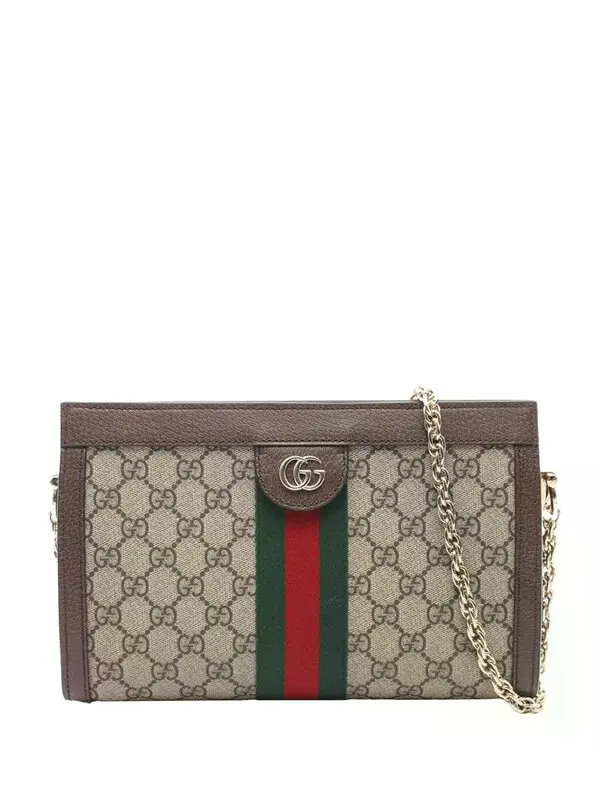 Gucci Ophidia Web Chain Crossbody Bag - Neutrals