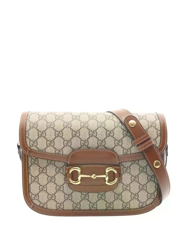 Gucci 1955 Horsebit Shoulder Bag - Neutrals
