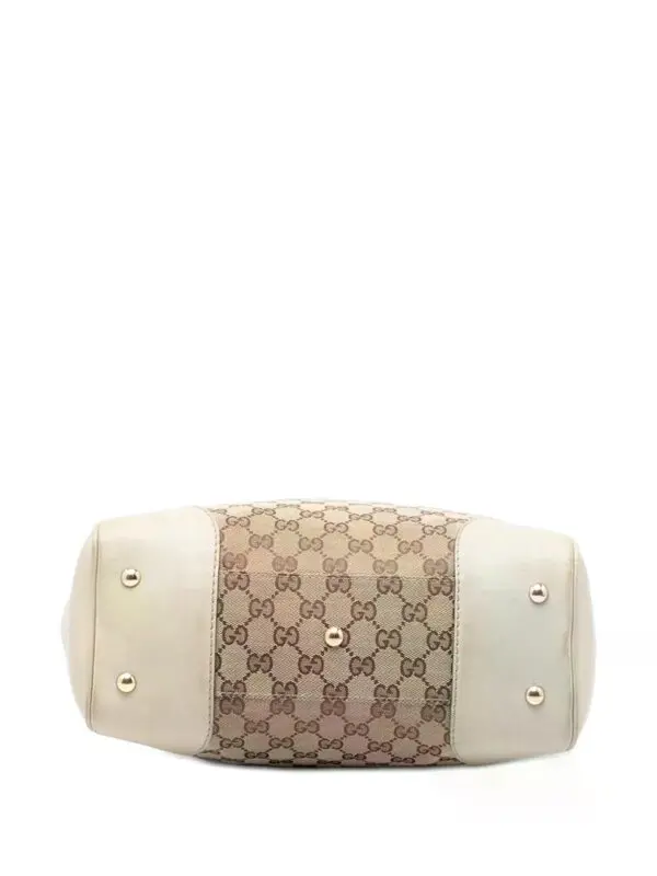 Gucci Gg Canvas Web Mayfair Tote Bag