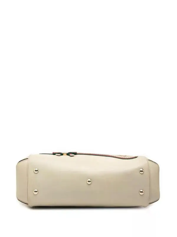 Gucci Gg Canvas Web Mayfair Satchel