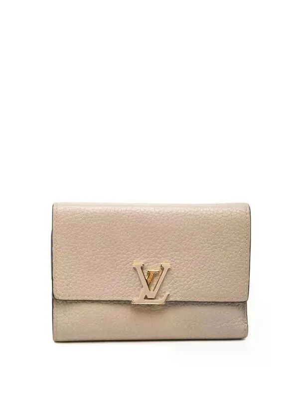 LOUIS VUITTON 2015-2026 Taurillon Capucines Compact Wallet Small Wallets