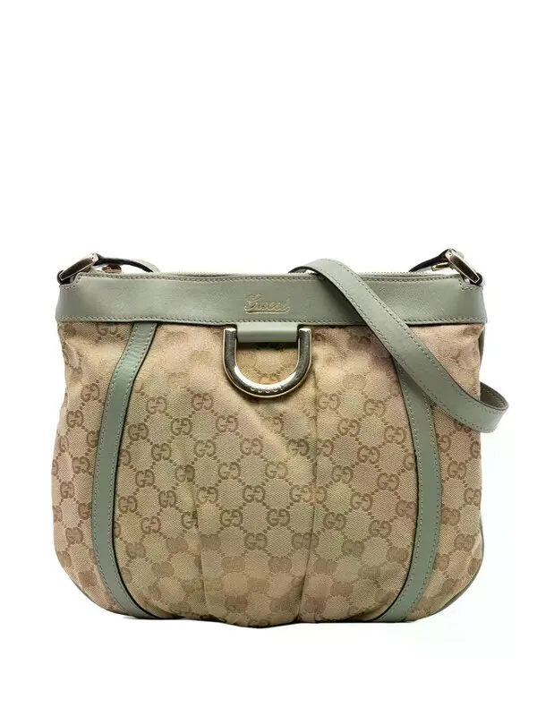 Gucci Gg Canvas Abbey D Ring Crossbody Bag - Neutrals