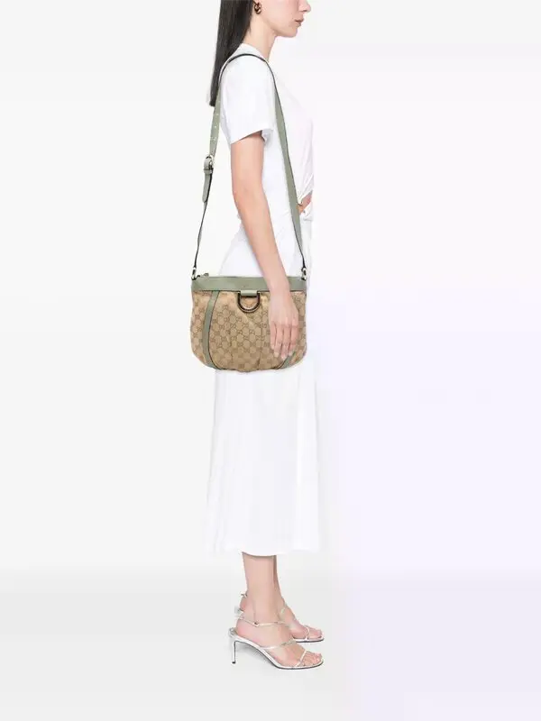 Gucci Gg Canvas Abbey D Ring Crossbody Bag - Neutrals