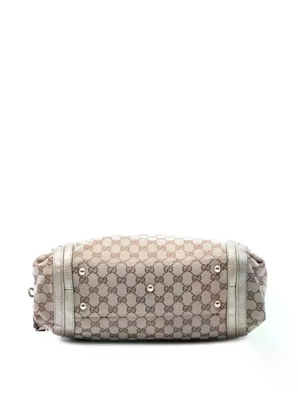 Gucci Large Gg Canvas Bella Tote Bag - Neutrals