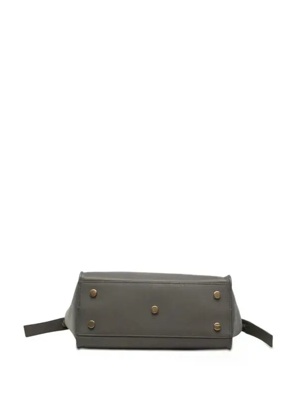 Saint Laurent Baby Leather Monogram Downtown Cabas Satchel