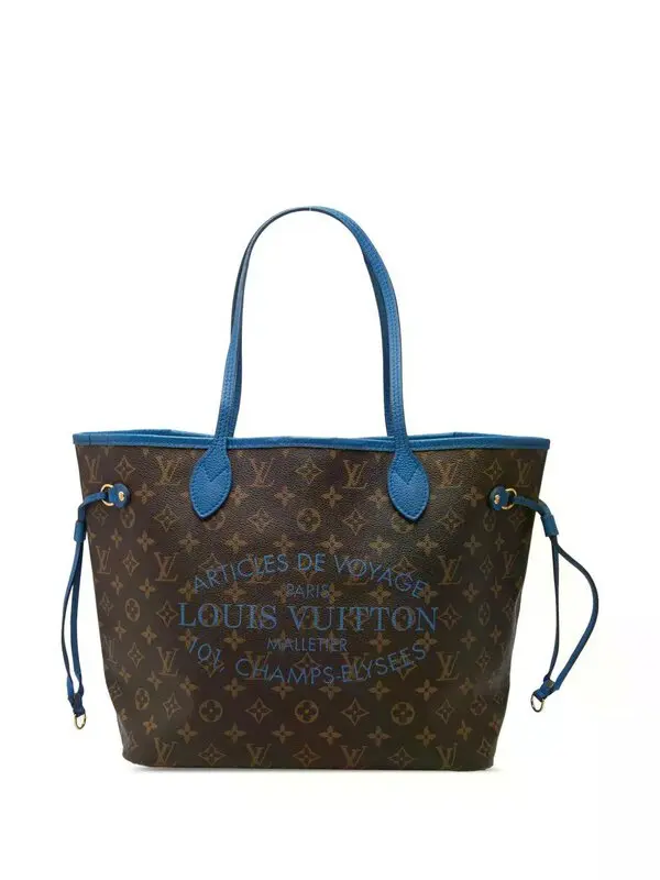 LOUIS VUITTON Monogram Ikat Neverfull Mm Tote Bag