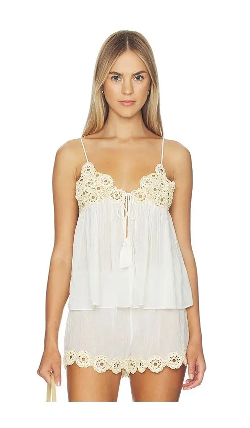 Ulla Johnson Alessia Coverup Top - Creme