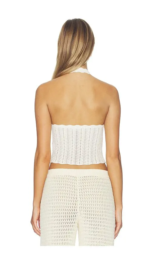 Tularosa Ellana Pointelle Halter Top