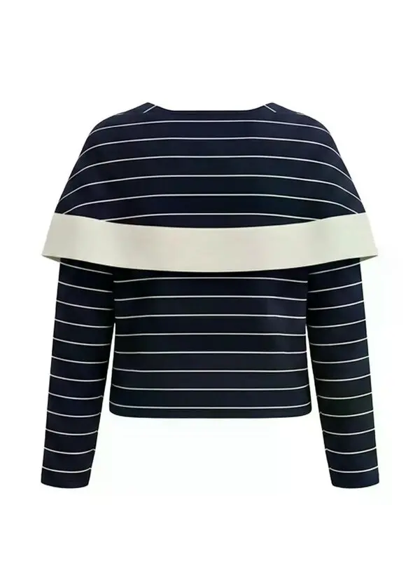 FIDAN NOVRUZOVA Gaia Horizontal-stripe Blouse