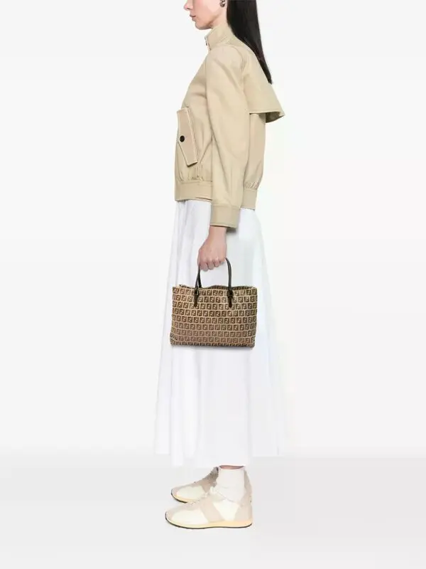 Fendi Zucchino Canvas Tote Bag