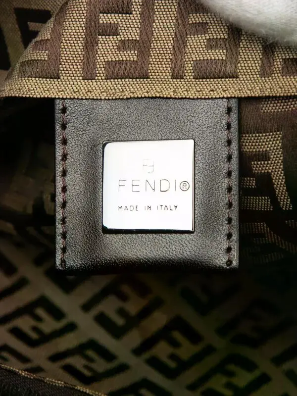 Fendi Zucchino Canvas Tote Bag