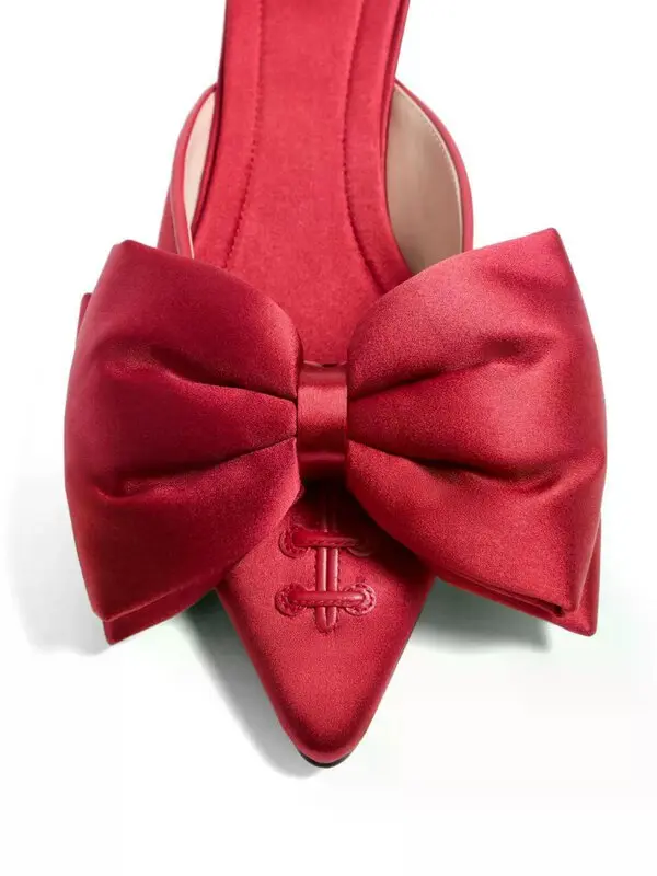 Valentino Garavani Yolande Satin Mules 45mm