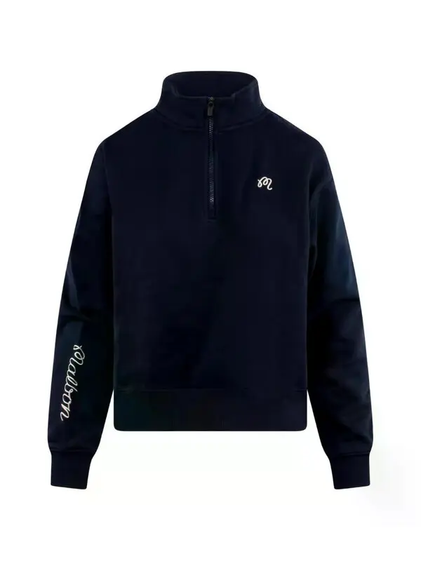 MALBON Delilah Quarter-zip Sweater - Blue