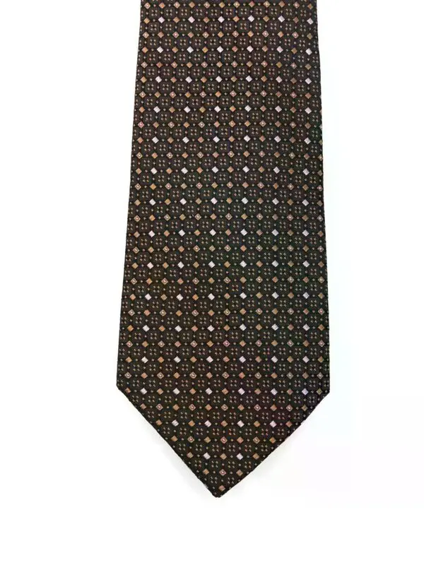 Canali Diamond Pattern Tie