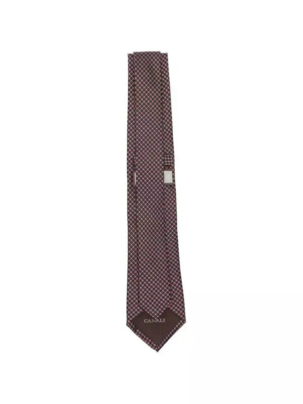 Canali Geometric Pattern Tie