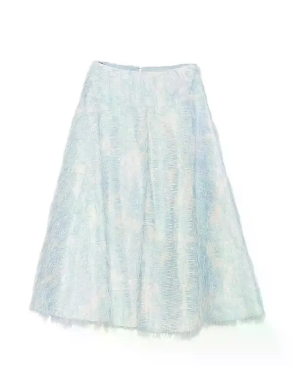 Antonio Marras Feather-effect A-line Midi Skirt