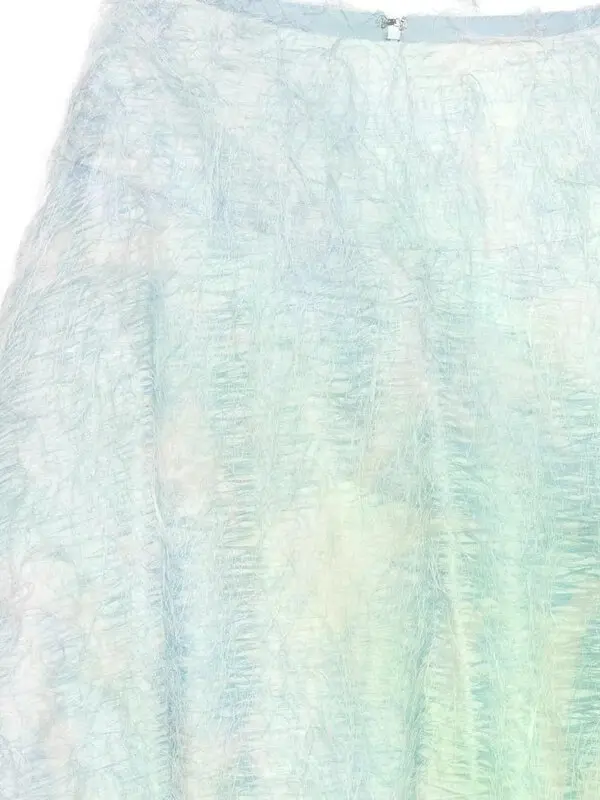Antonio Marras Feather-effect A-line Midi Skirt