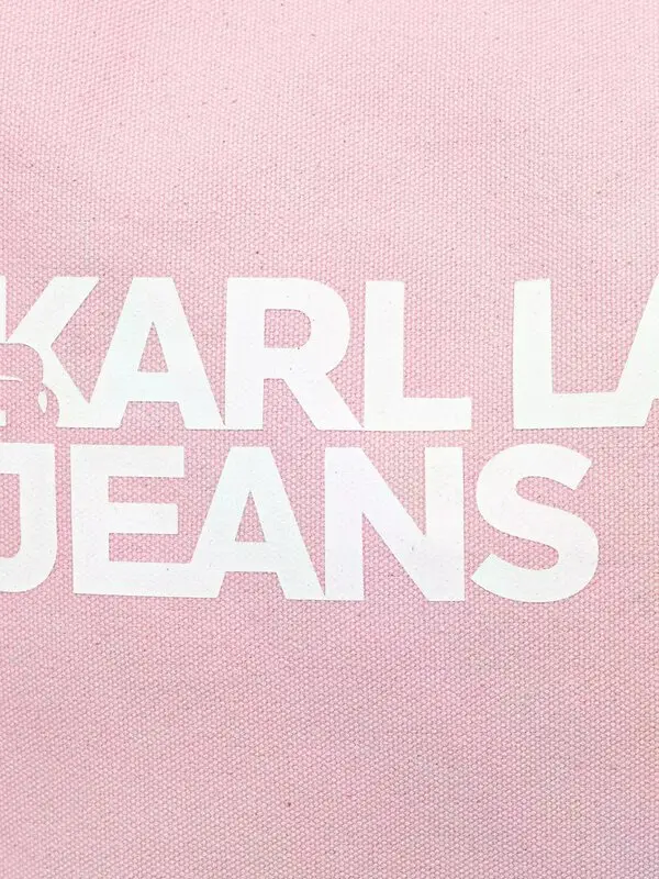Karl Lagerfeld Logo Print Tote Bag