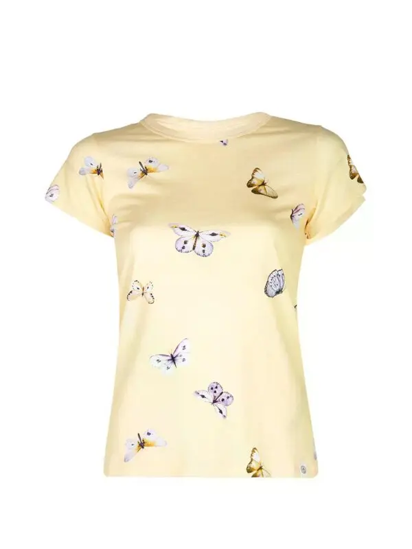 Rag & Bone Butterfly Print T-shirt