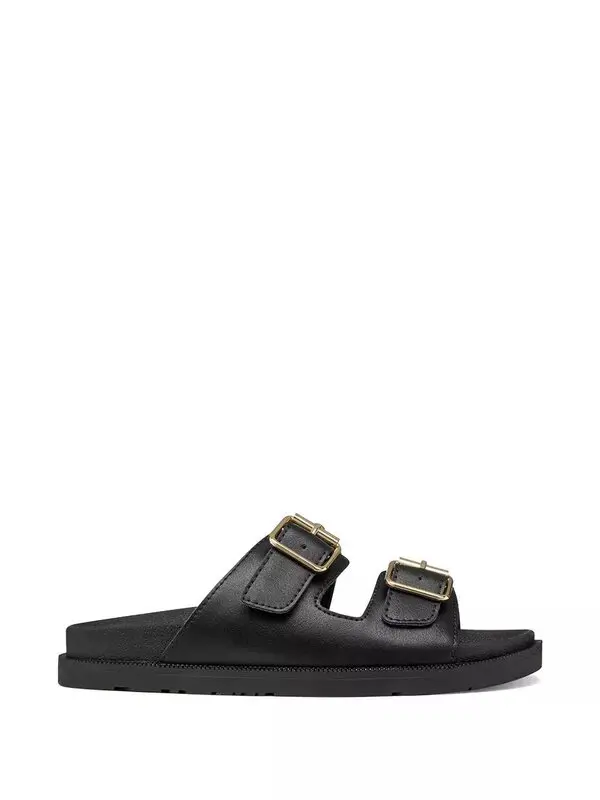 Geox Stud-embellished Buckle-fastening Sandals - Black