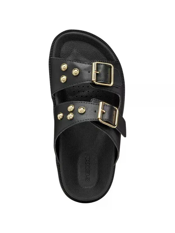 Geox Stud-embellished Buckle-fastening Sandals