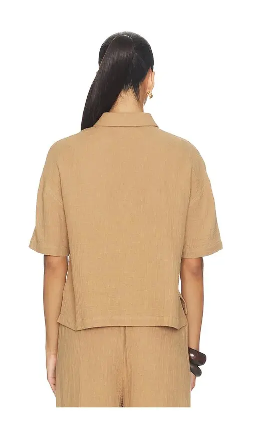 Barefoot Dreams Gauze Button Up Shirt
