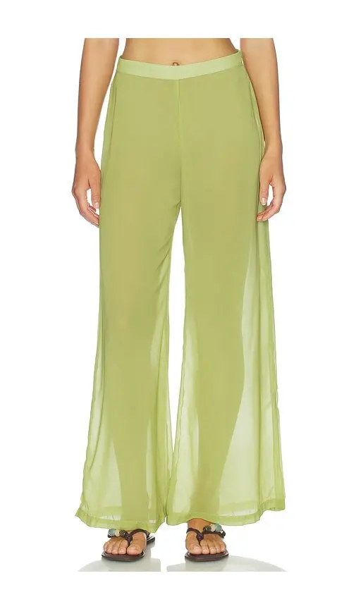 BAOBAB Noa Wide Leg Pants - Green