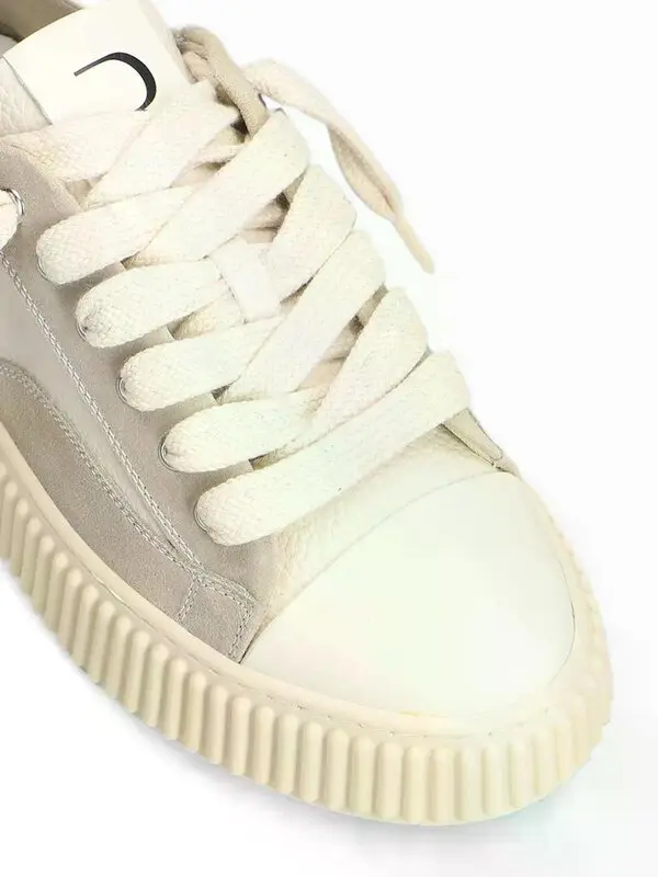 RHUN Panelled Fluted-sole Sneakers