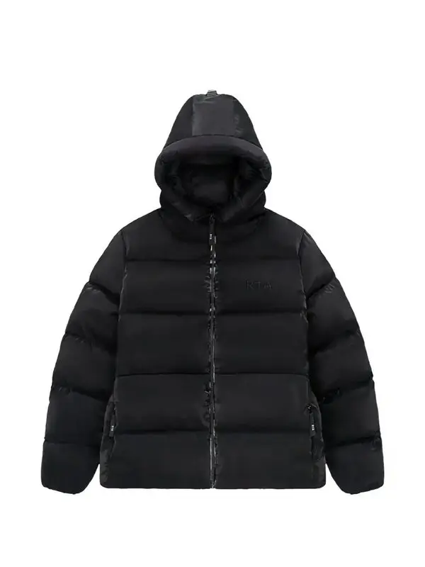 RtA Grant Hooded Puffer Jacket - Black