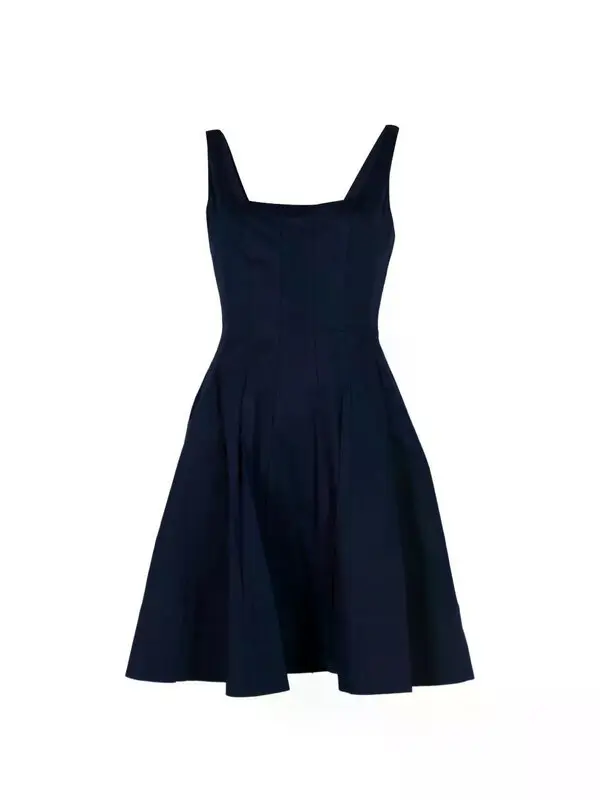Staud Staudd Wells Mini Dress - Blue