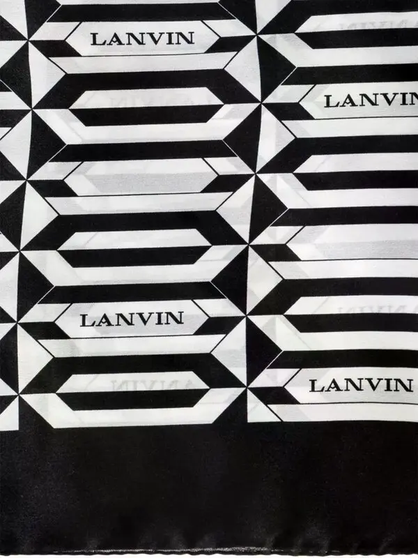 LANVIN Geometric-print Scarf