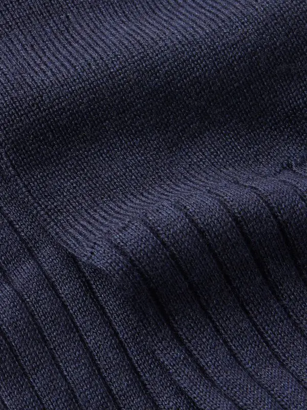 Brunello Cucinelli Ribbed Wool And Cashmere-blend Knee-high Socks