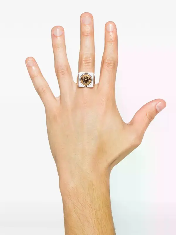 Versace Medusa Head Signet Ring