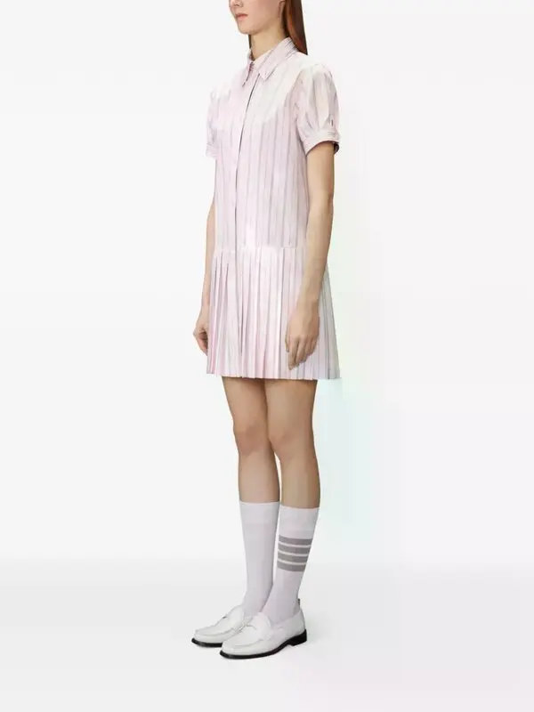 Thom Browne Pleated Mini Dress