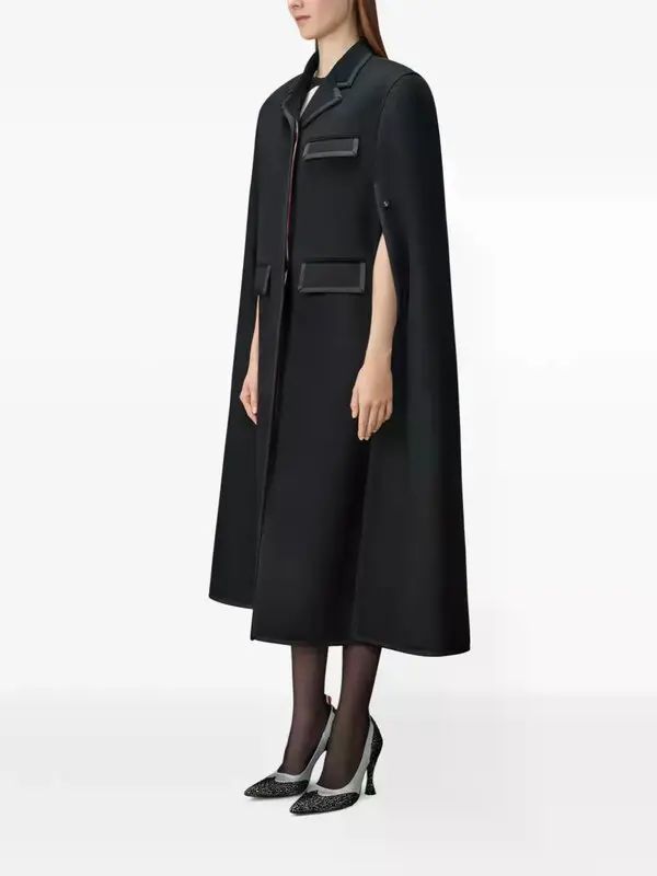 Thom Browne Chesterfield Cashmere Cape