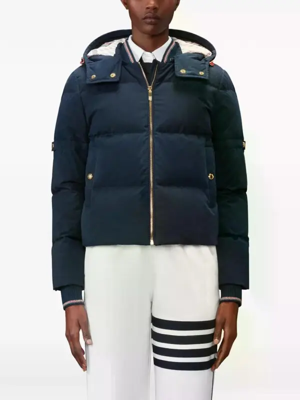 Thom Browne Waxed-tech Down Jacket