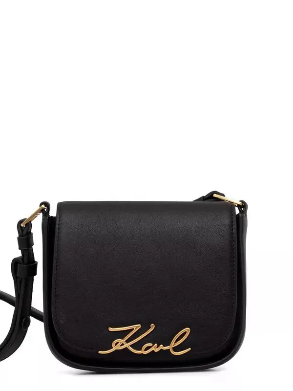Karl Lagerfeld Signature Plaque Crossbody Bag