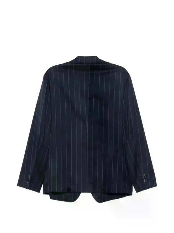 LUIGI BIANCHI MANTOVA Pinstripe-pattern Peak-lapel Suit