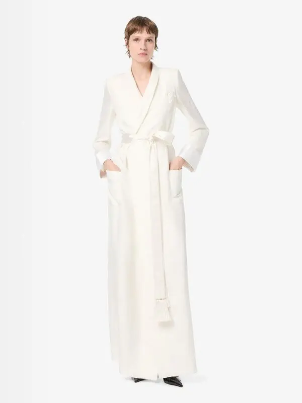 TOM FORD Silk Twill Shawl Collar Robe