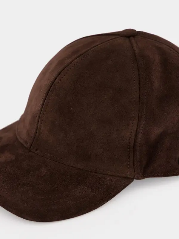 Valentino Garavani Suede Baseball Cap